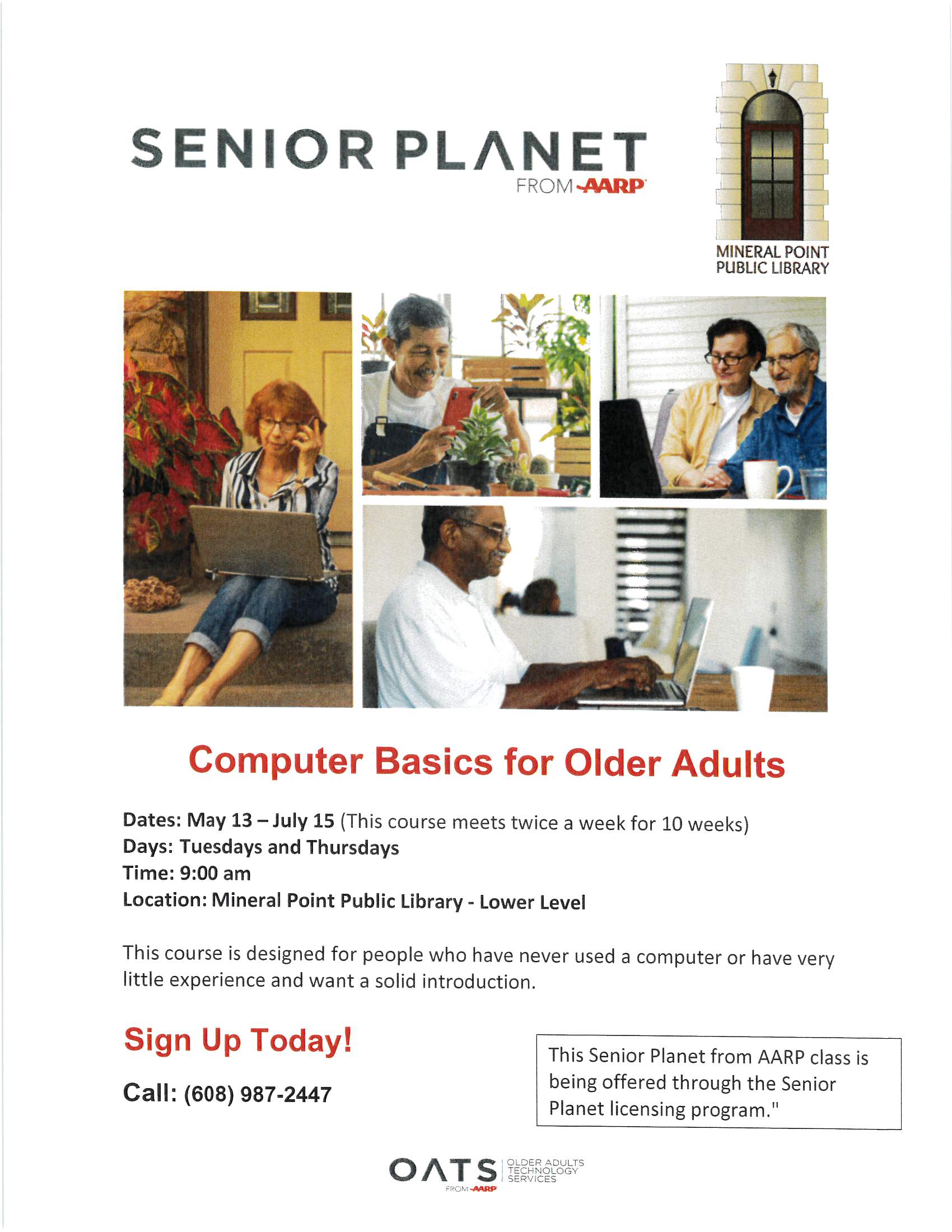 Computer Basics Course Mineral Point Public Library