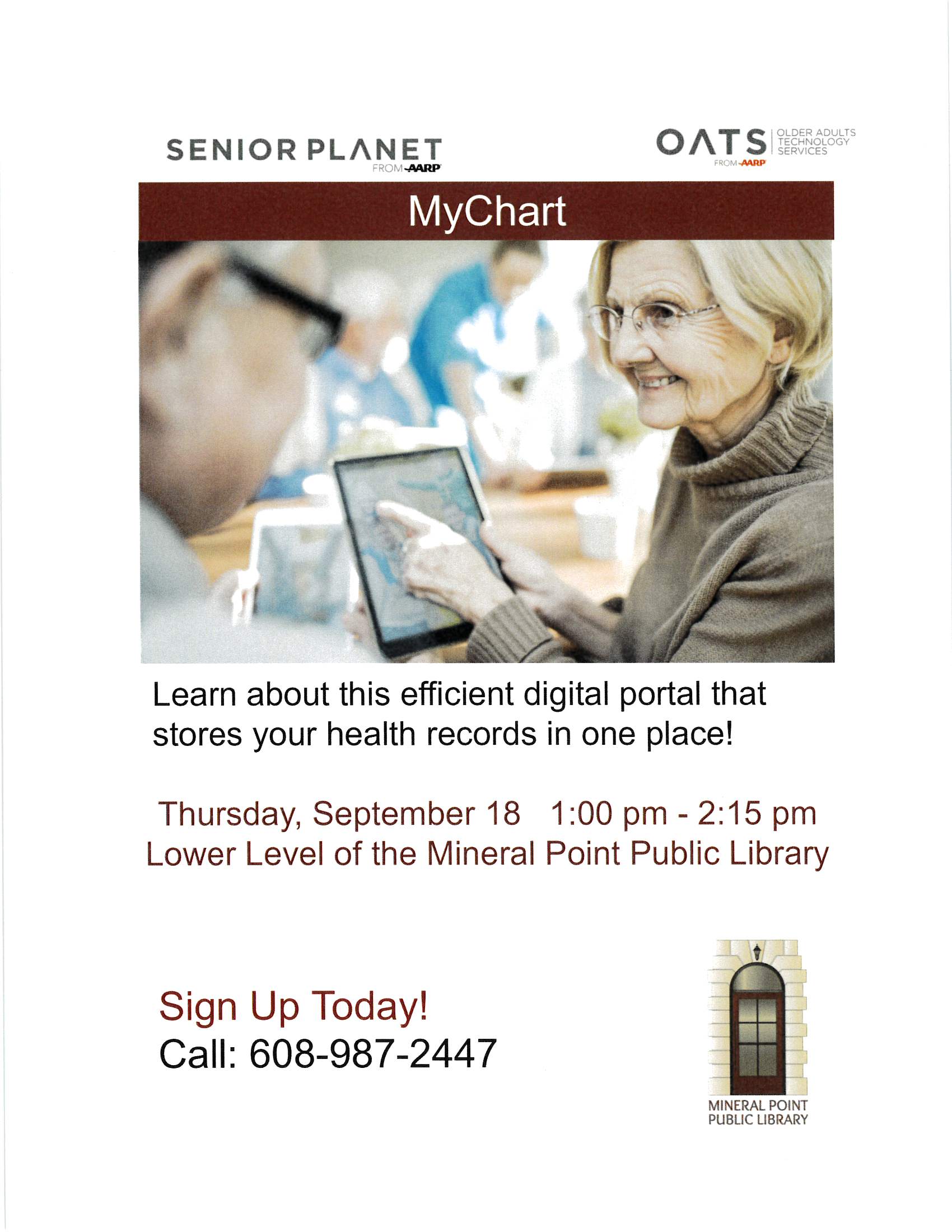 Senior Planet Class – Mineral Point Public Library